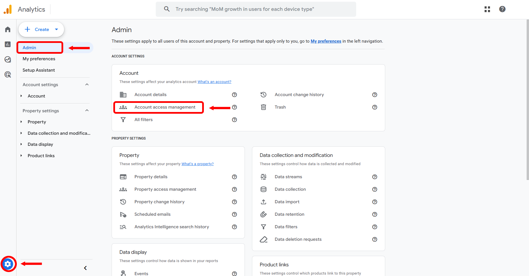 Add User to Google Analytics - Frontline Web Consulting